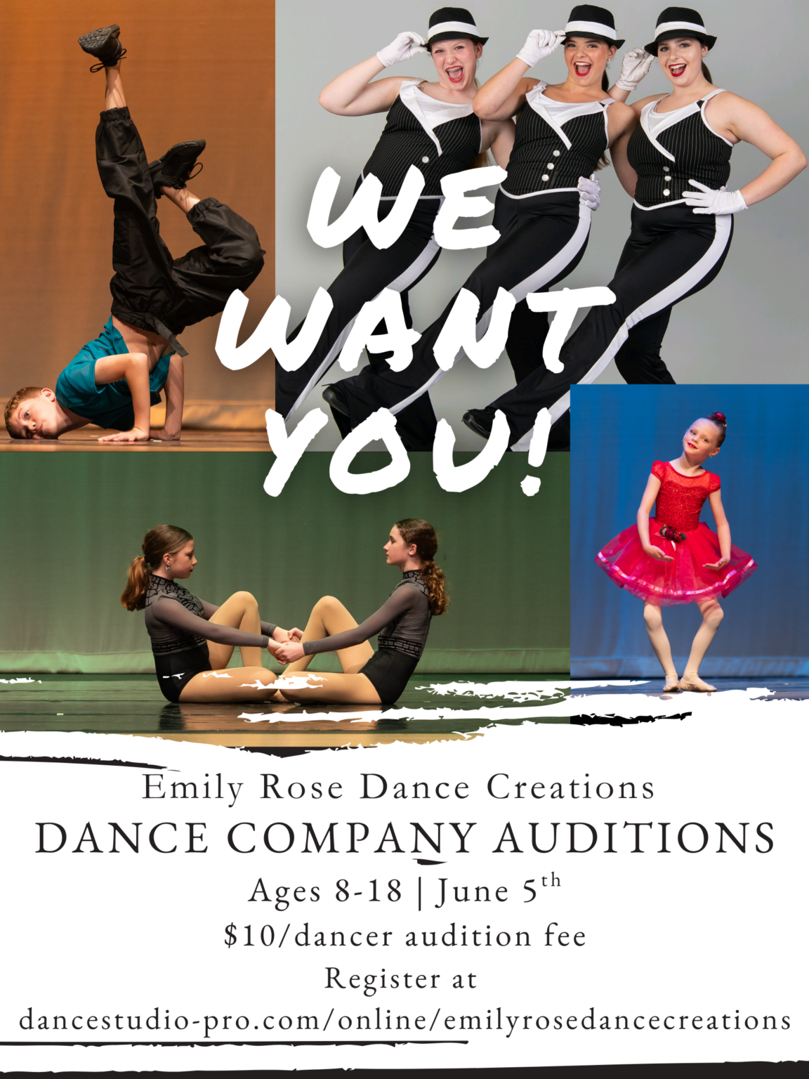 Youth Performance Companies | Emily Rose Dance Creations | Newtown Square